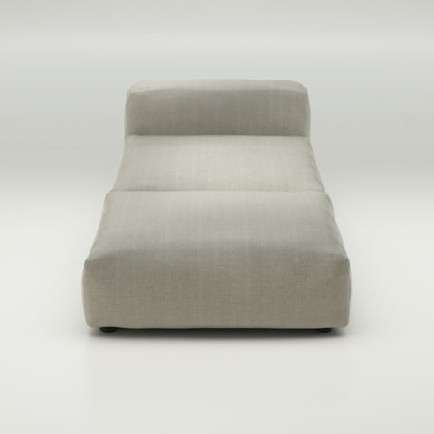 vetsak | Sofa Set 07 - Sun Lounger - herringbone - stone | Modular Sof – vetsak®