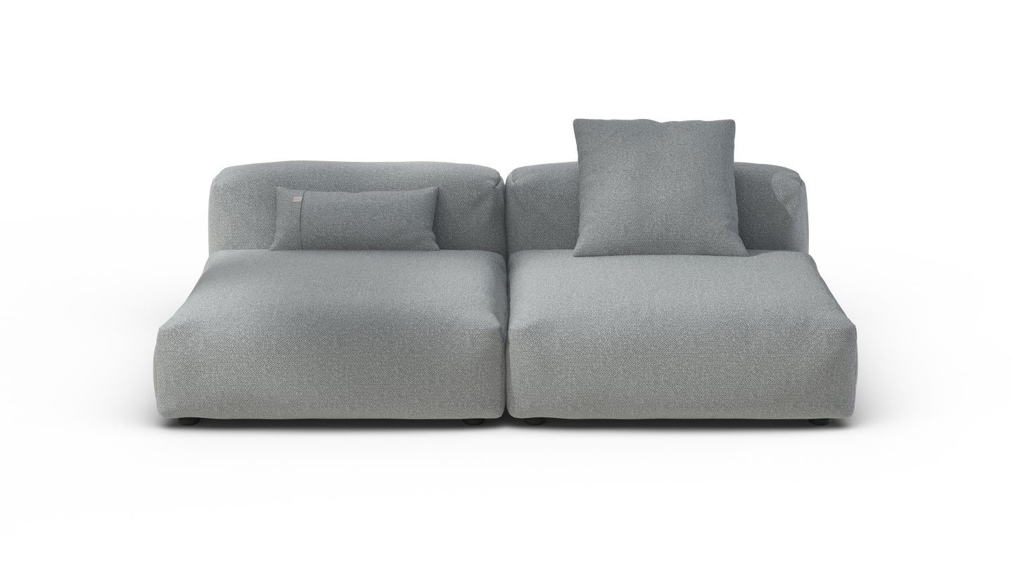 vetsak | Sofa Set 01 Large - Ridge - Limestone | Modular Sofa | 3.5 Se ...