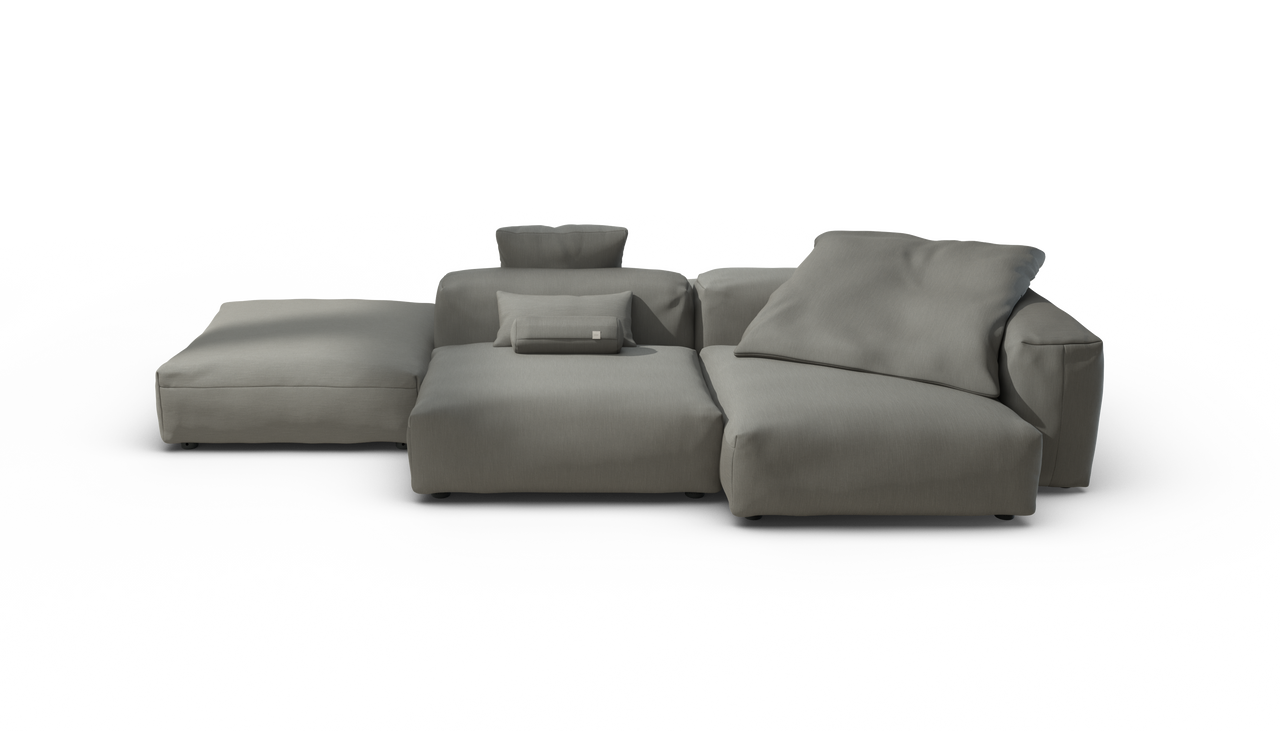 vetsak | Sofa Set 09 - The Island - Terrain - Flint | Modular Sofa | 7 ...