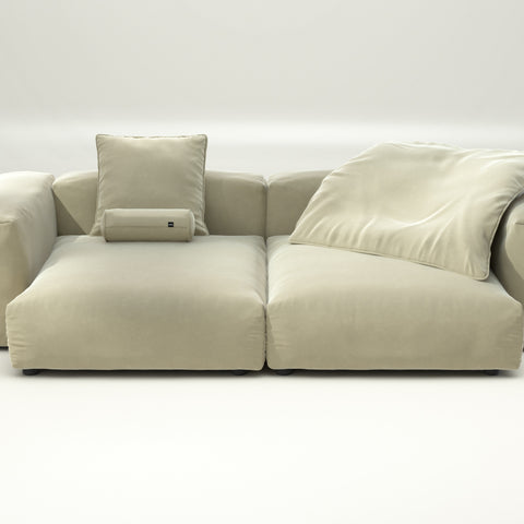 vetsak | Sofa Set 02 XLarge - suave - clay | Modular Sofa | 3.5 Seater ...