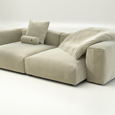 vetsak | Sofa Set 02 XLarge - suave - clay | Modular Sofa | 3.5 Seater ...