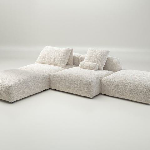 vetsak | Sofa Set 08 - Daybed - doodle - creme | Modular Sofa | 6 Seat ...