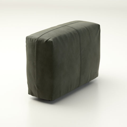 vetsak | Sofa Side Medium - leather - olive – vetsak®